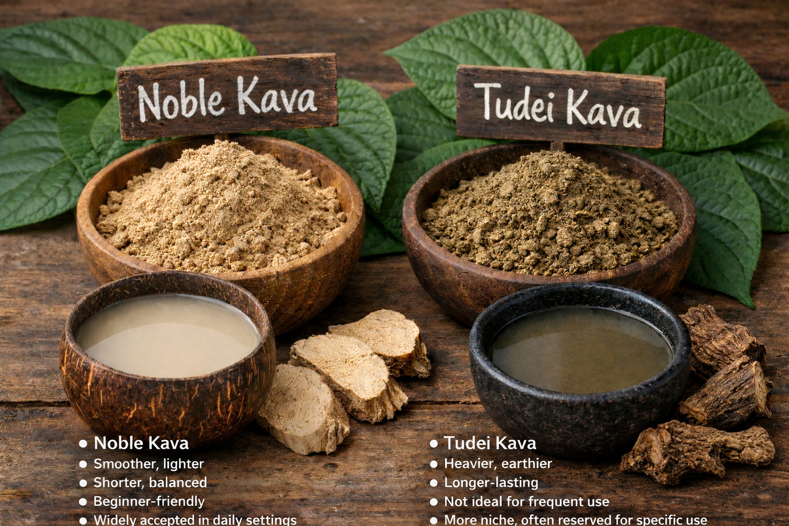 Noble Kava vs. Tudei Kava: Understanding the Differences